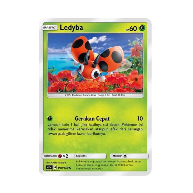 Jual Pokemon Indonesia Trading Card Ledyba AS1a 010-150 C di Seller Iki ...