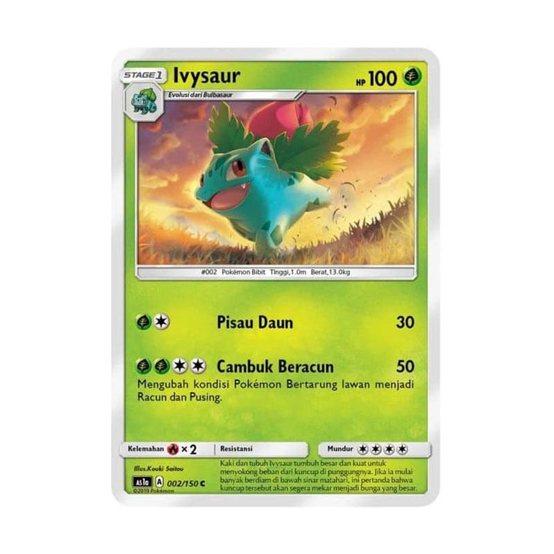Jual Pokemon Indonesia Trading Card Ivysaur AS1a 002-150 C di Seller ...