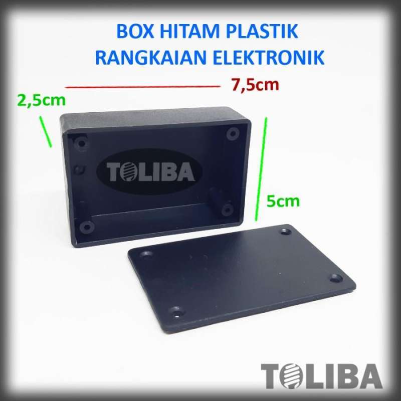 Jual Box Hitam Box Plastik Box Elektronik Box Project Elektronika Di ...