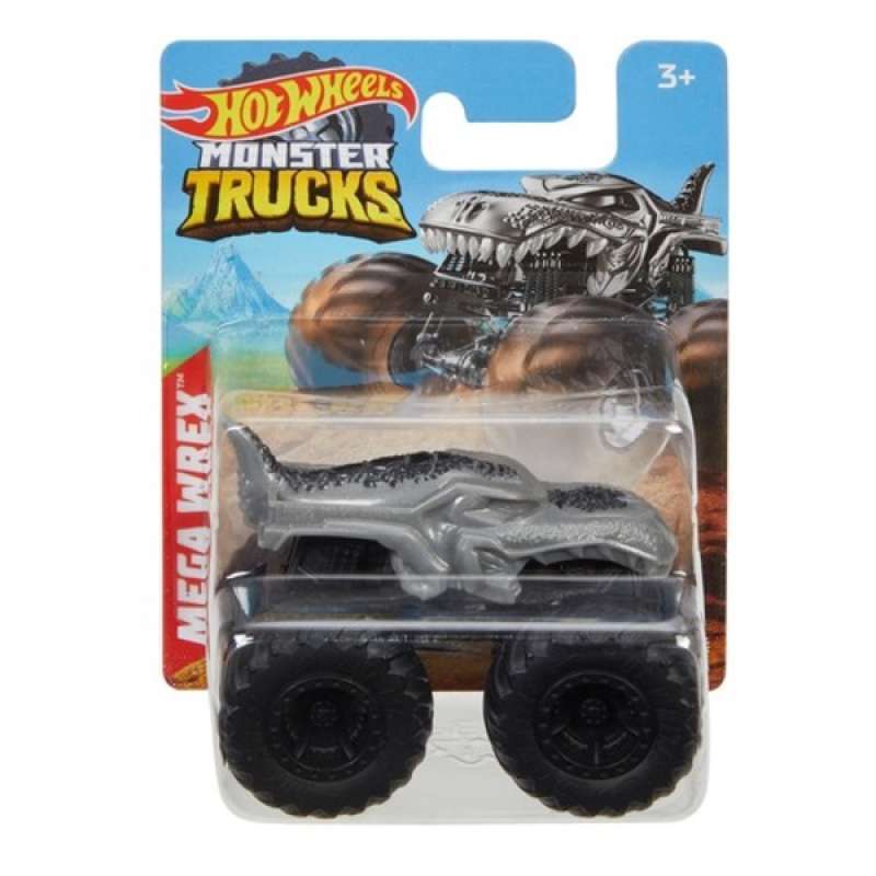 Promo Hot Wheels Monster Trucks Mega Wrex Grey 2021 1:70 - Mainan Mobil ...