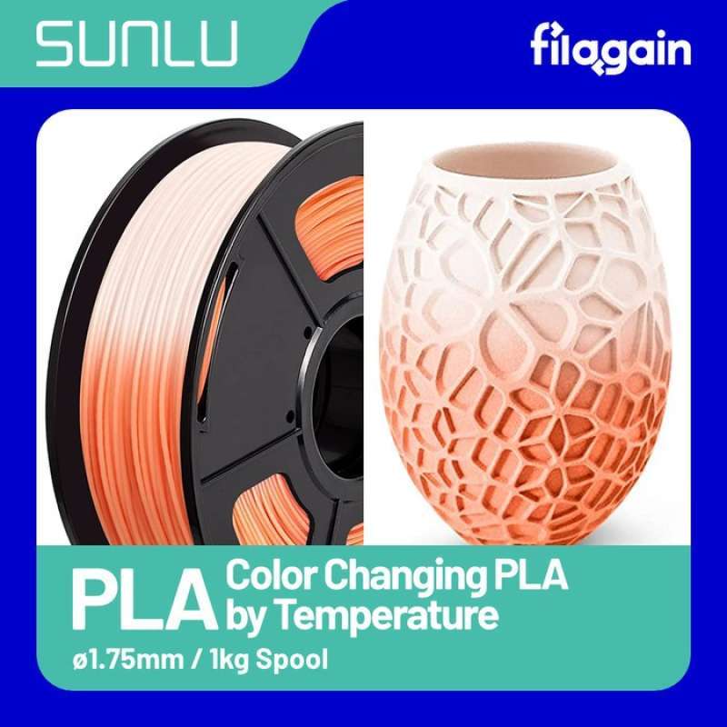 Jual Sunlu Pla Color Change / Changing Pla / 1.75mm / 1kg / 3d Filament ...