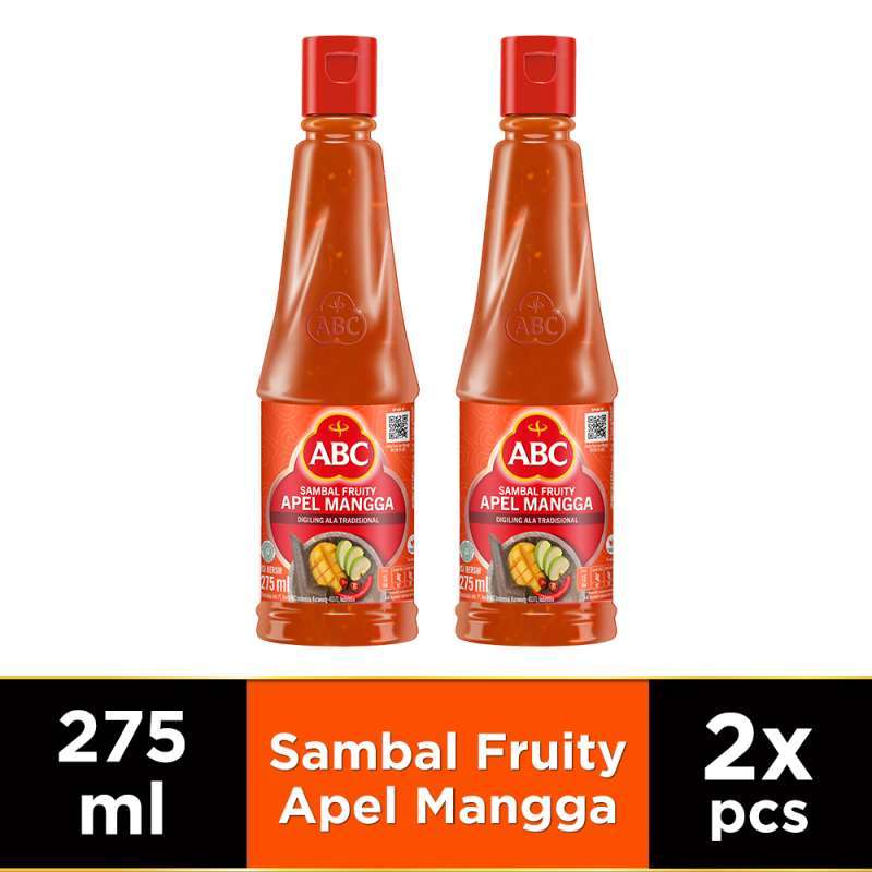 Jual ABC Saus Sambal Fruity Apel Mangga 275 ml - Twin Pack di Seller ...
