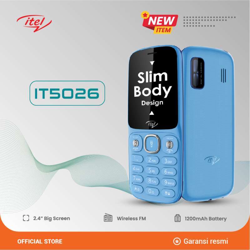 Promo ITEL IT5026 Featured Phone Diskon 20% di Seller Evercoss Official ...