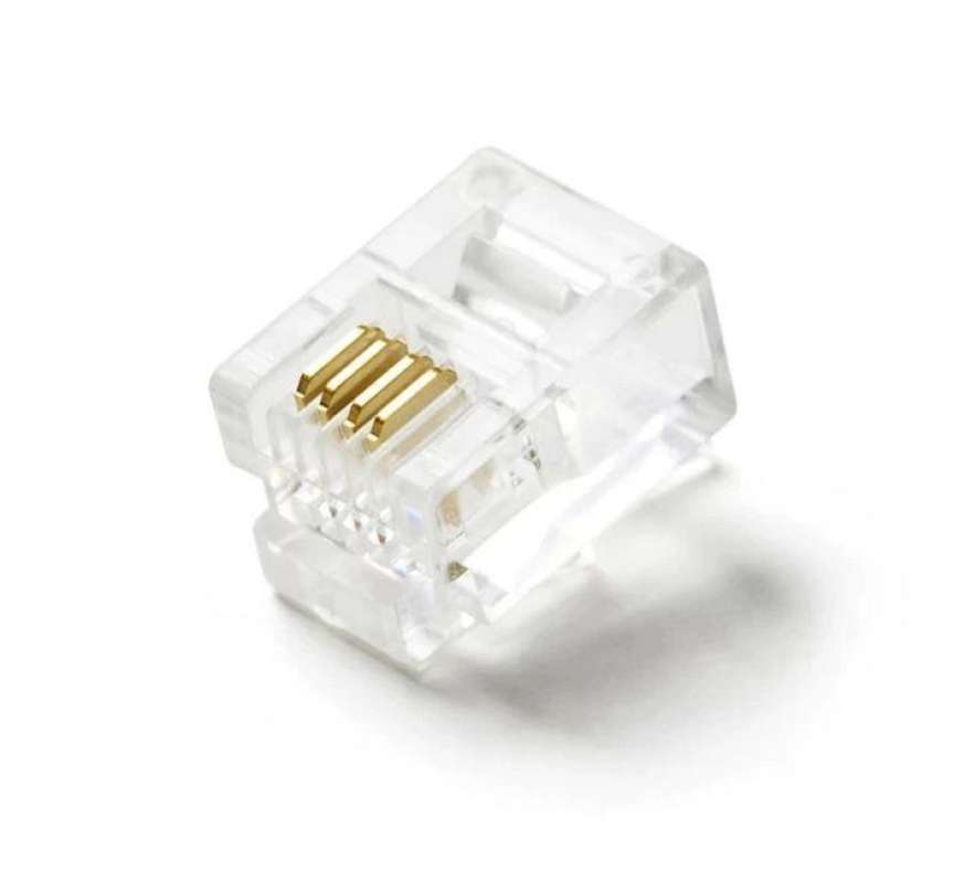 Jual Konektor Rj 11 Connector Telepon Rj11 Per Pcs Di Seller ...