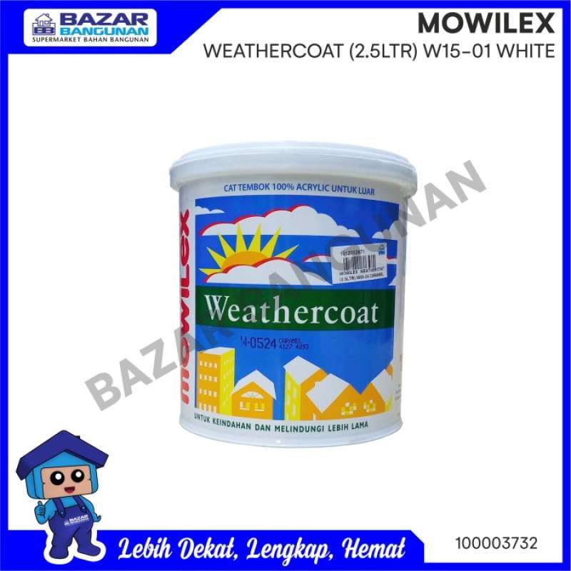 Jual Ready Cat Tembok Eksterior Mowilex Weathercoat W 1501 W1501 2 5 L