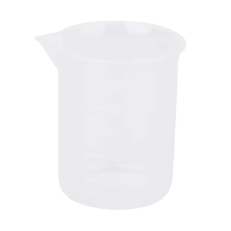 Promo 9x50ml-500ml Clear Graduated Beaker Measuring Cup Kitchen Lab ...