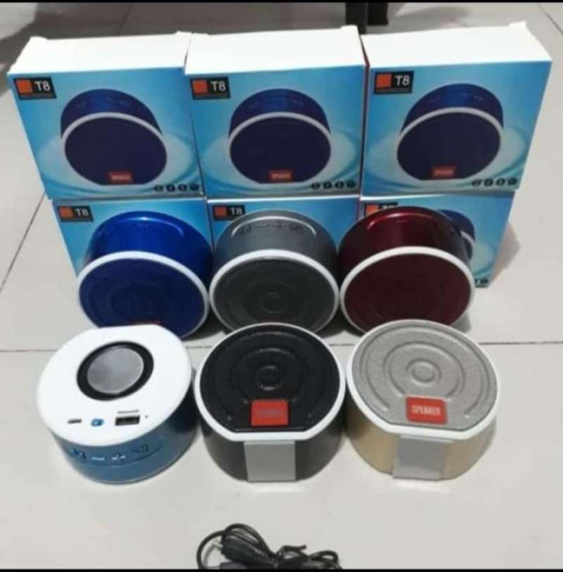 Jual Speakerbluetooth JBL T8, Portable Wireless Speaker - Merah di ...