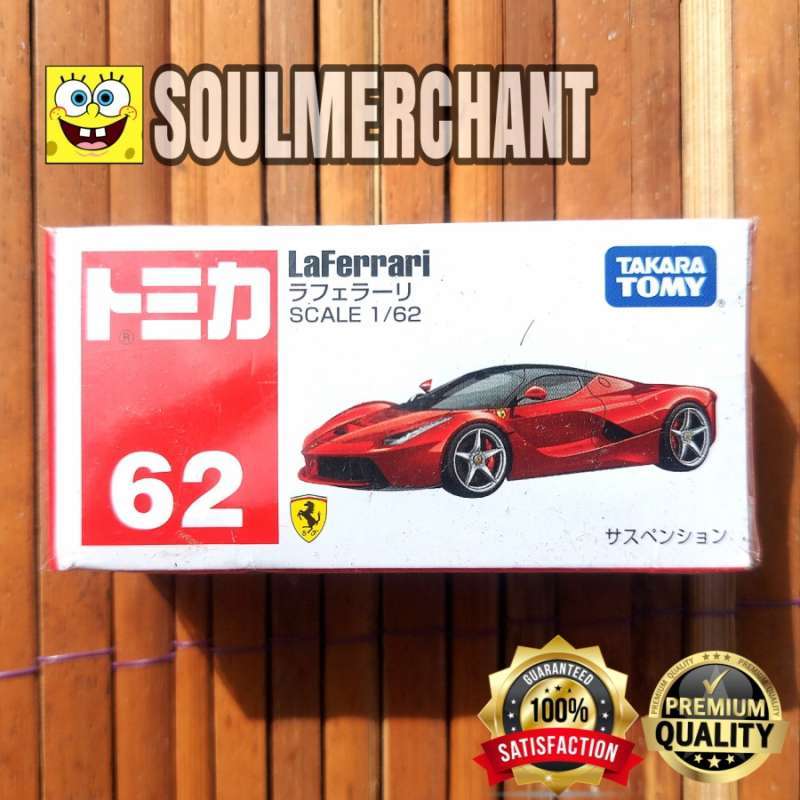 Jual TOMICA TAKARA TOMY No 62 - FERRARI LaFERRARI MERAH di Seller ...