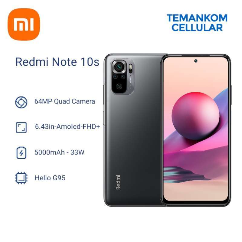 Jual Xiaomi Redmi Note 10 S 6/128 Redminote 10s 128gb Garansi Resmi ...
