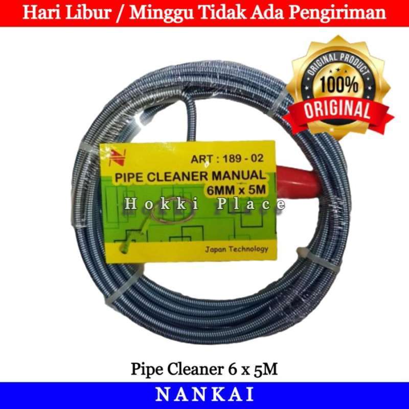 Jual ALAT PEMBERSIH PIPA TERSUMBAT MANUAL PIPE CLEANER 5 M NANKAI di Seller HOKKI PLACE ...