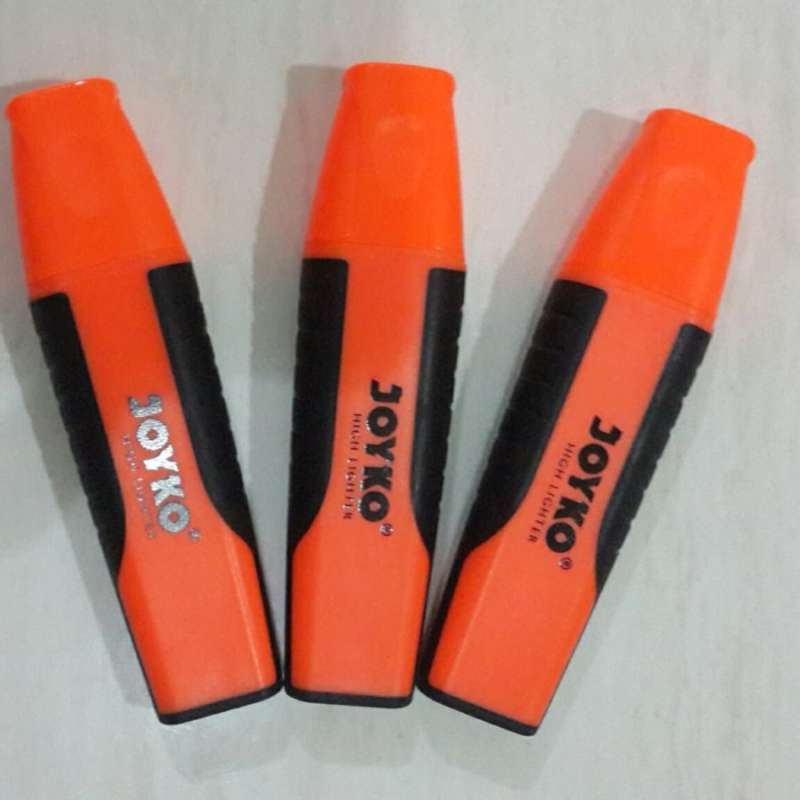 Jual Stabilo Joyko / Highliter Joyko Warna Terang 1 Pcs - Orange Di ...