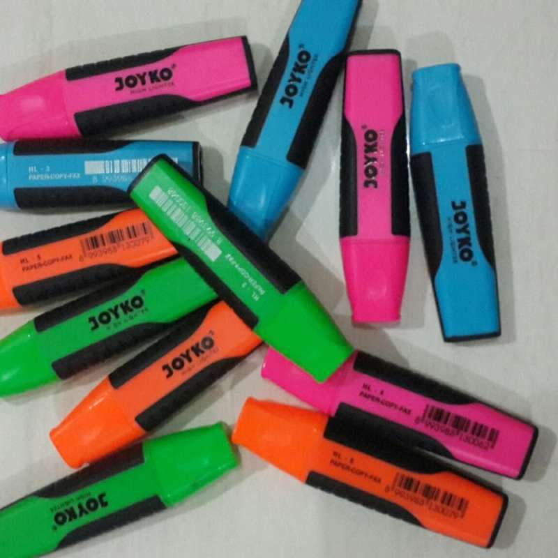 Jual Stabilo Joyko / Highliter Joyko Warna Terang 1 Pcs - Orange Di ...
