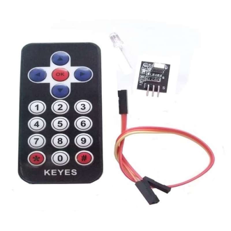 Jual Remote Control 17 Tombol Key Infrared Infra Merah Ir Arduino ...