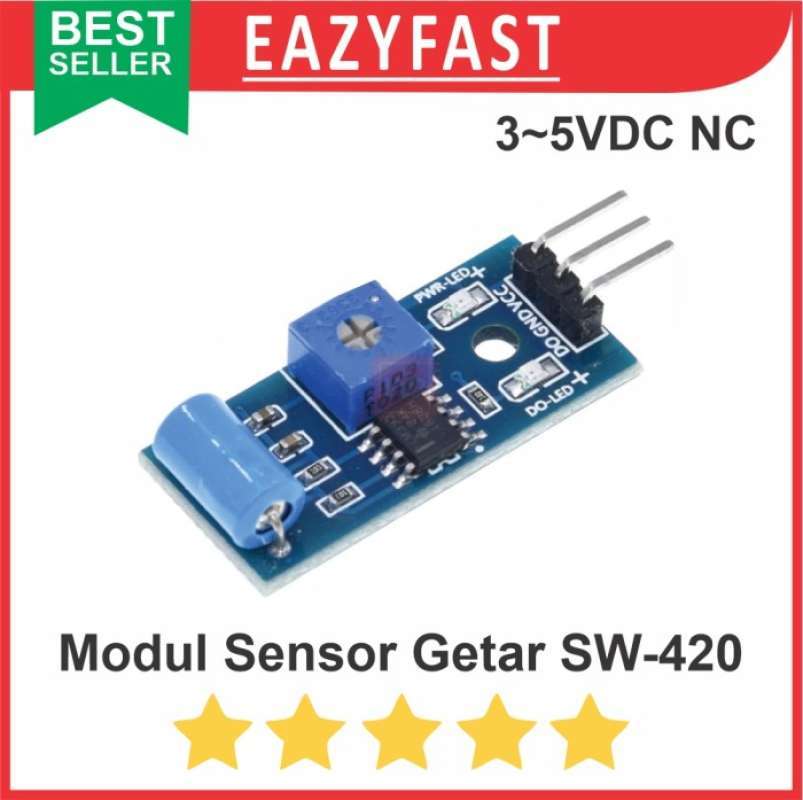 Jual Sw-420 Vibration Sensor Nc Sw420 Modul Sensor Getar Arduino Di ...