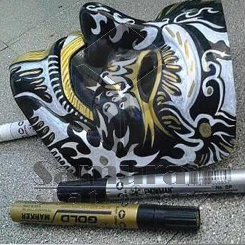 Jual Spidol Paint Marker Snowman Permanent 12 Warna - Emas Perak Putih ...