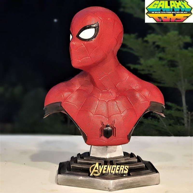 Jual Marvel Avengers SpiderMan 1/2 Scale Bust Recast Resin Statue di ...