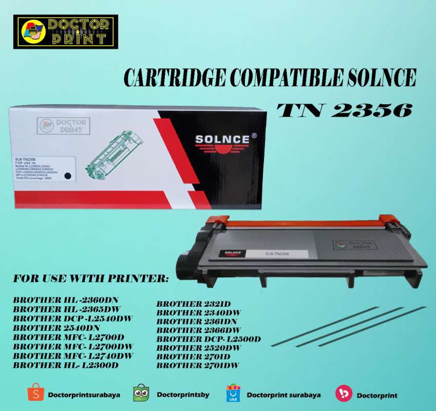 Promo Cartridge Compatible Solnce Tn2356 Diskon 5% Di Seller ...