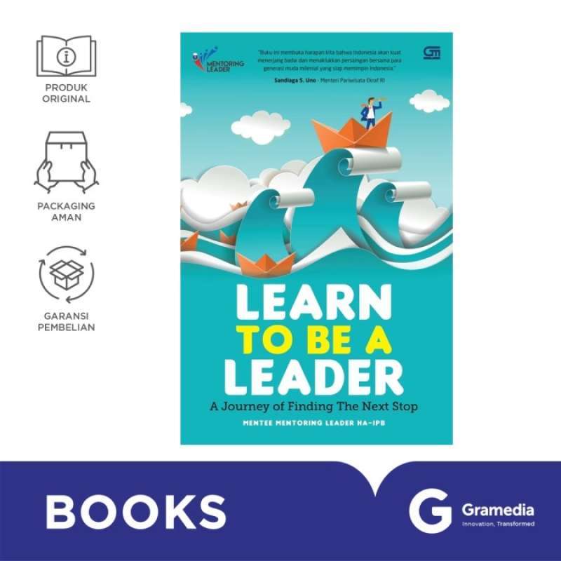Promo Original Learn To Be a Leader Buku Self Improvement Development ...