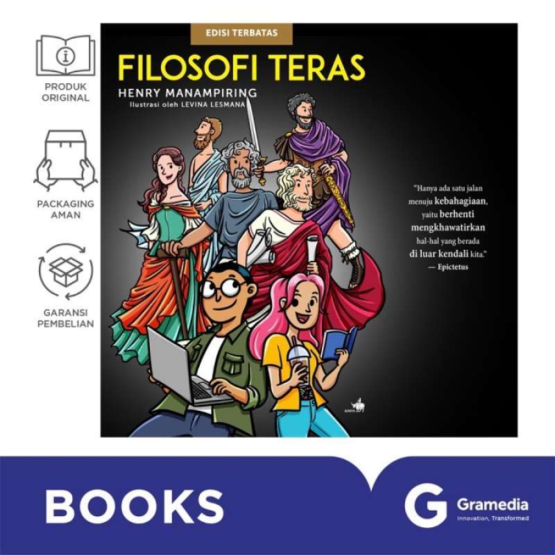 Promo Original FILOSOFI TERAS EDISI KHUSUS COVER HITAM Buku Self ...