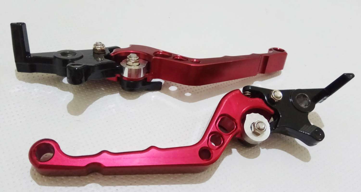 Jual handel rem kiri dan kanan yamaha nmax. n max racing warna merah ...
