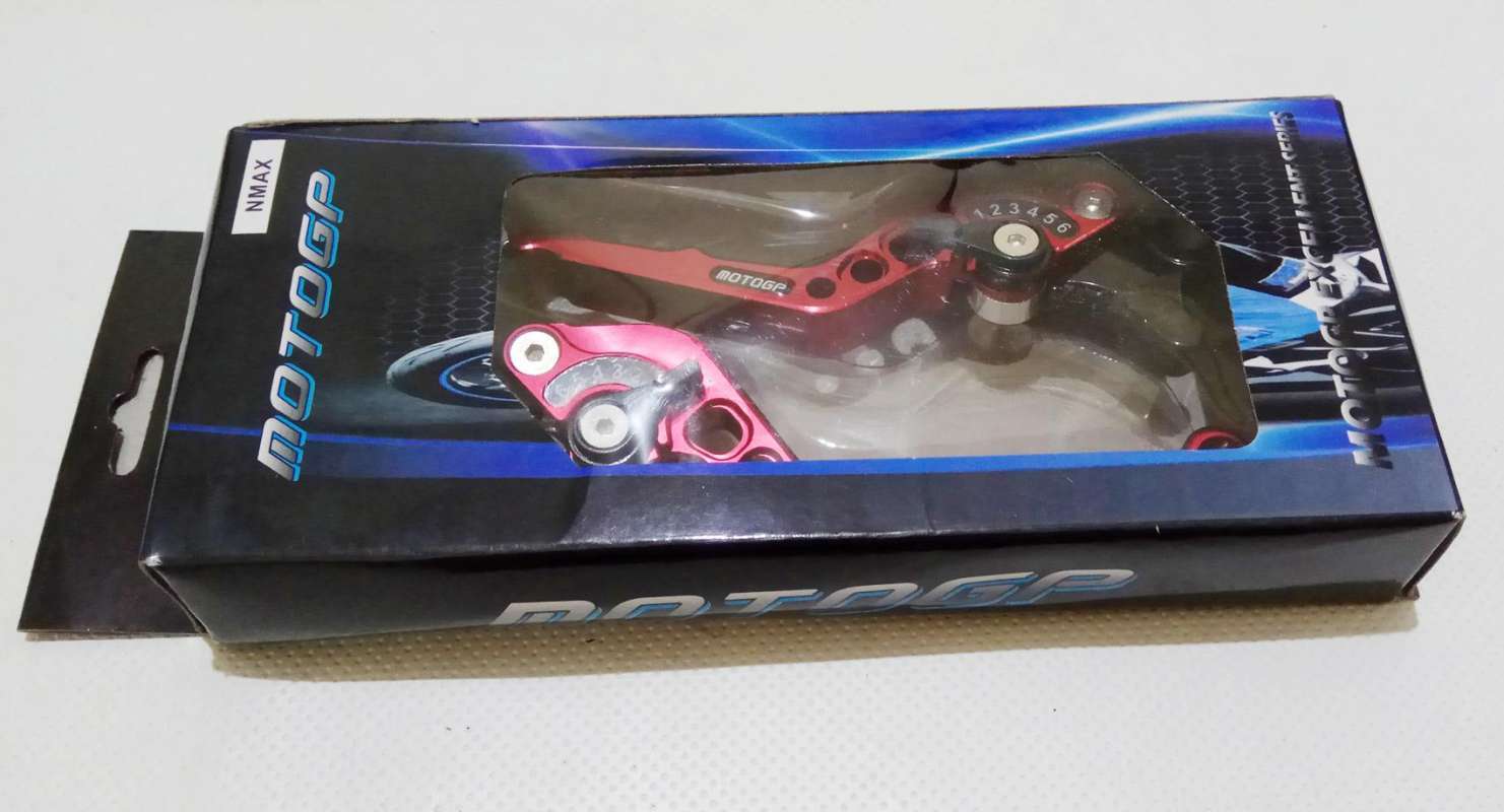Jual handel rem kiri dan kanan yamaha nmax. n max racing warna merah ...