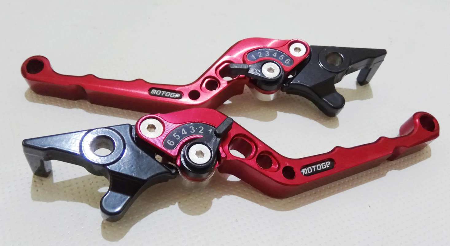 Jual handel rem kiri dan kanan yamaha nmax. n max racing warna merah ...