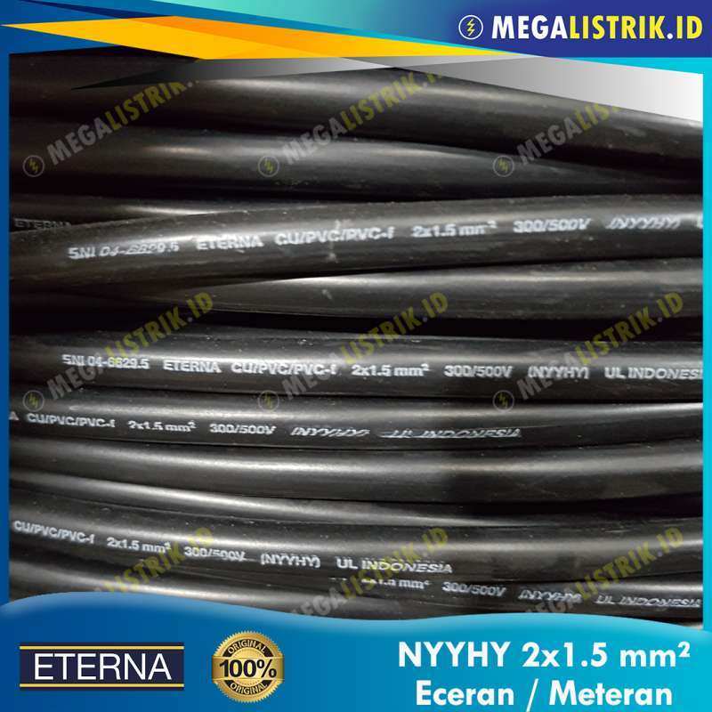 Jual Kabel Listrik Eterna Warna Hitam Original Murah - Harga Diskon Juli 2024 | Blibli.com