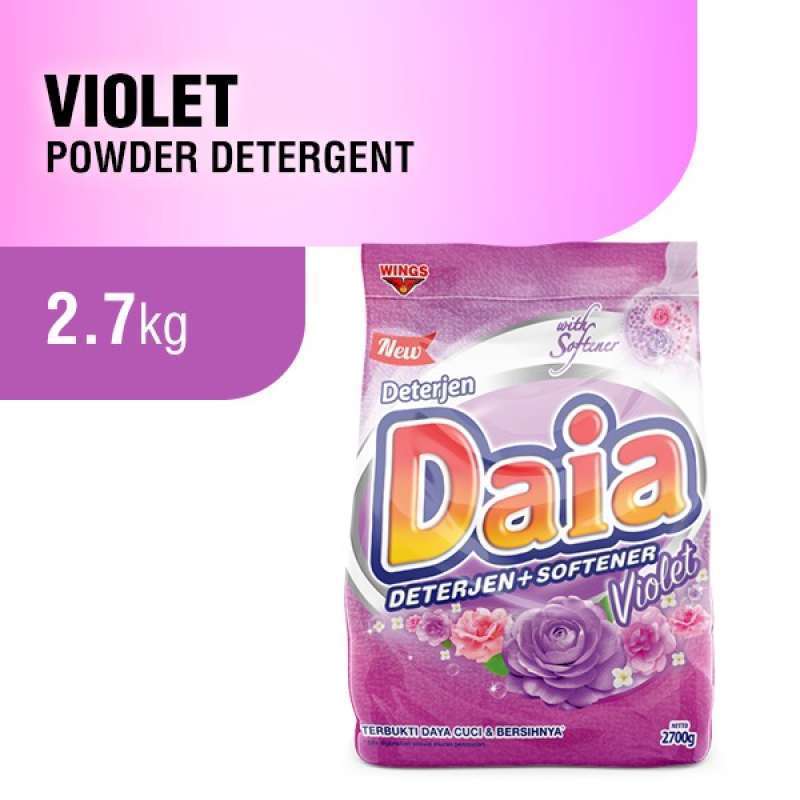 Jual Daia Deterjen +softener Violet 2.7 Kg Di Seller I-care - I-care ...