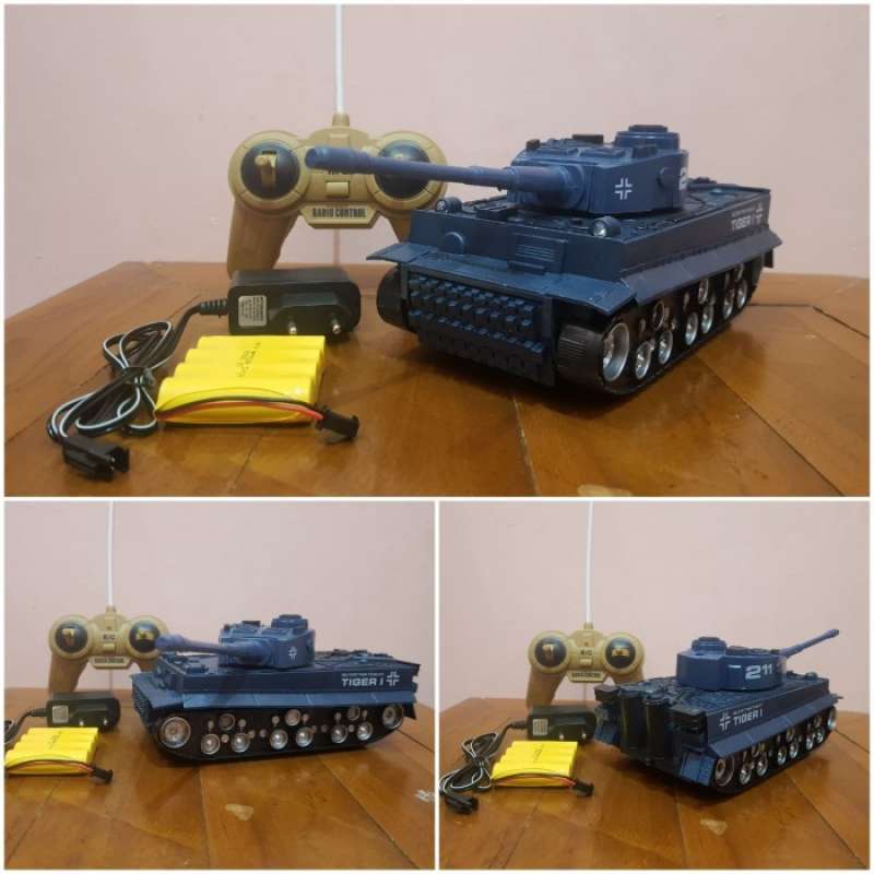 Jual MAINAN REMOTE CONTROL WAR TANK - RC CAR BATTLE TANK PANSER di ...
