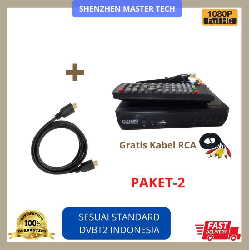 Jual Receiver DVB-T2 Penerima Siaran Digital Receiver FullHD Youtube ...