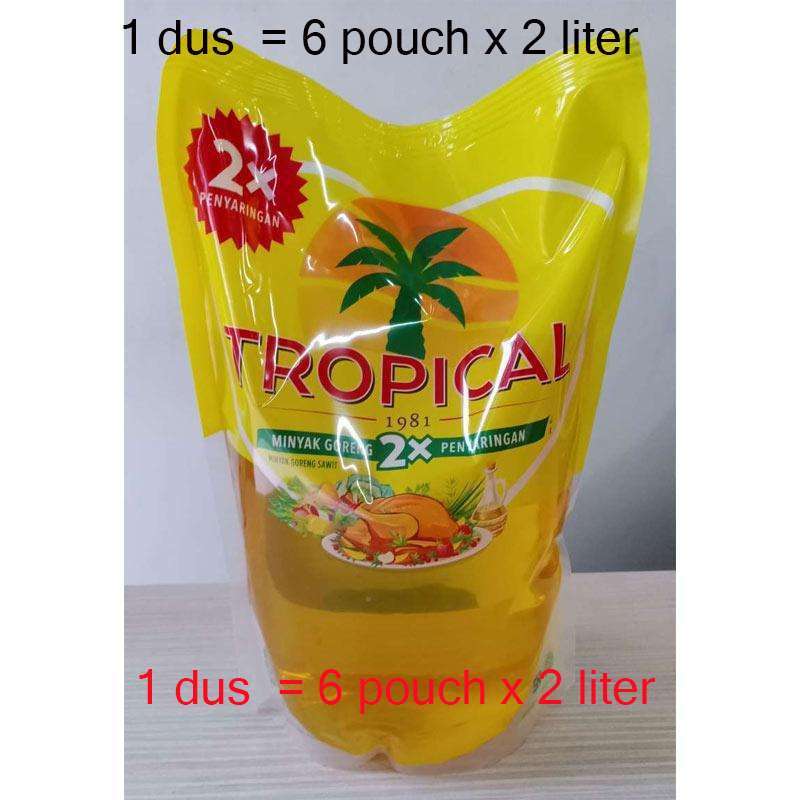 Jual MINYAK GORENG TROPICAL 2 LITER POUCH 1 DUS 2L di Seller LARISMART ...