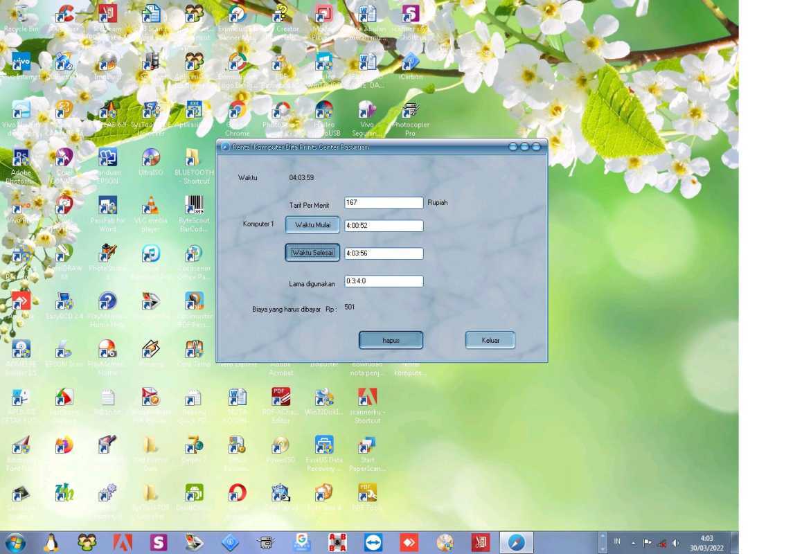Jual Software Rental Komputer/pc Dengan Tarif Per Menit Di Seller ...