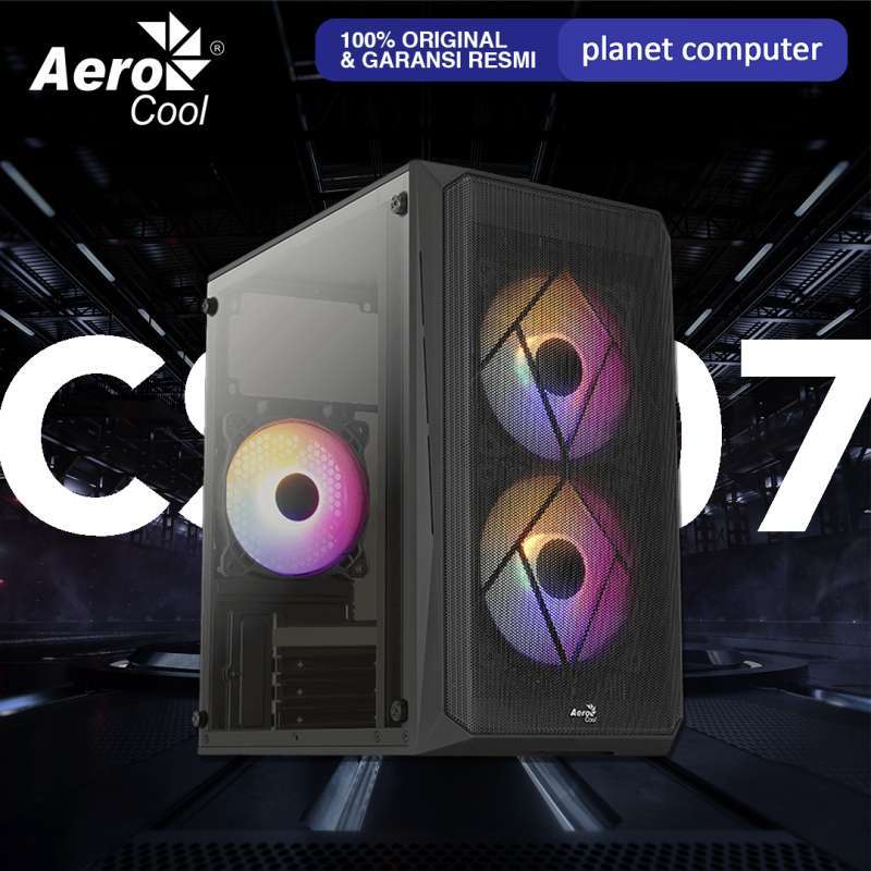 Jual AEROCOOL CS-107 V2 FRGB MINI TOWER PC CASE CASING GAMING CHASSIS di Seller Planet Computer ...