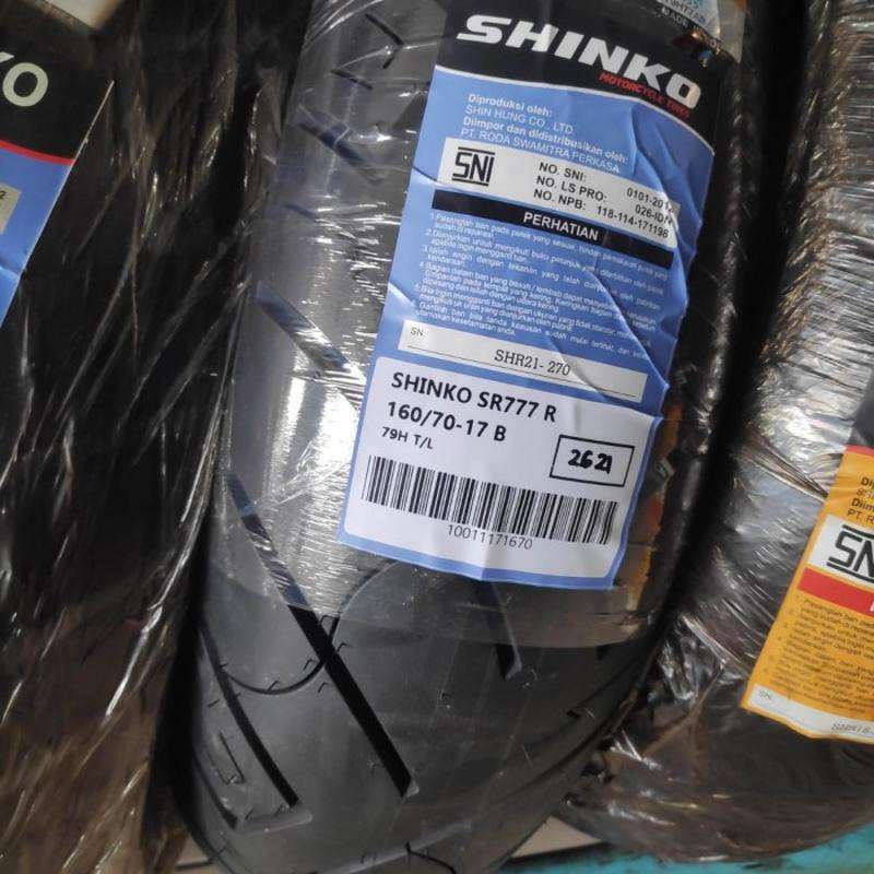 Jual Ban Shinko SR777 R: 160/70 R17 Rear Belakang Kawasaki Vulcan 650 ...