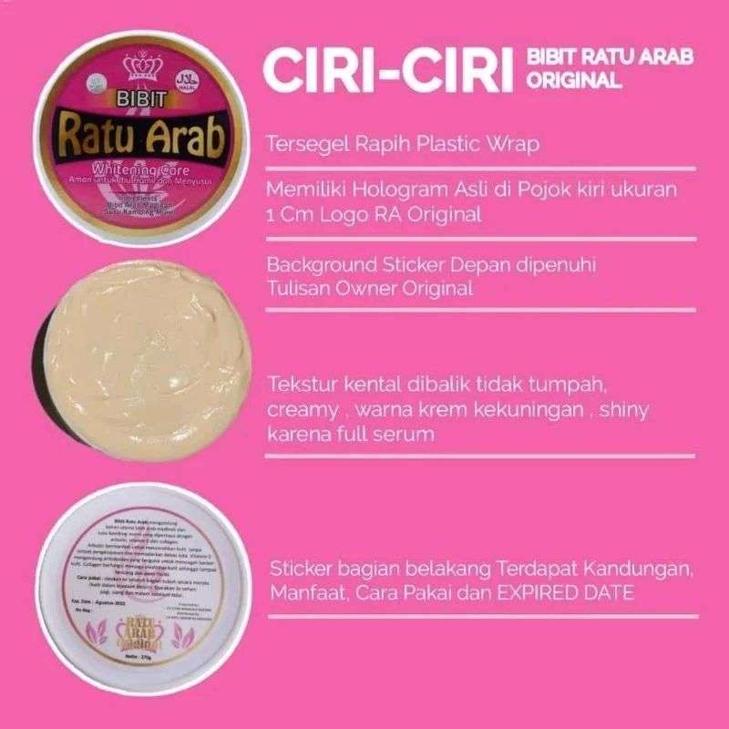 Jual Bibit Ratu Arab - Lotion Ratu Arab - Body Lotion - Bpom - Original ...