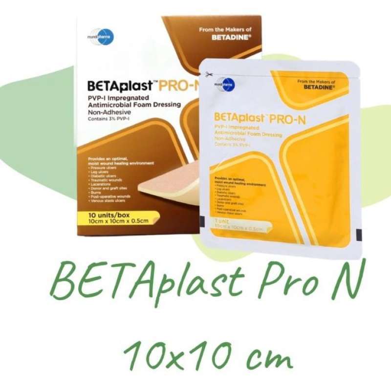 Jual Betaplast Pro-n (pvp-i Impregnated Antimicrobial Foam Dressinng ...