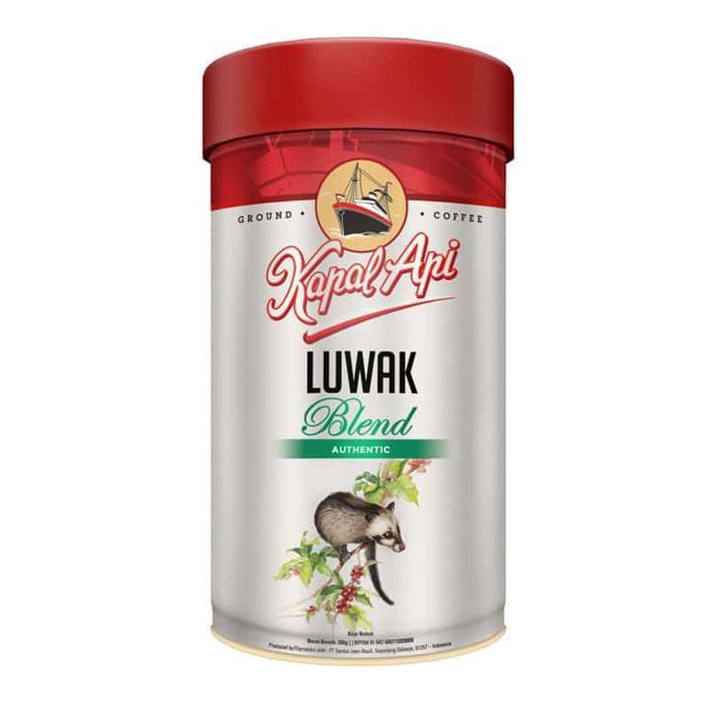 Promo Kapal Api Kopi Bubuk Luwak Blend 200 g Diskon 9% di Seller ...
