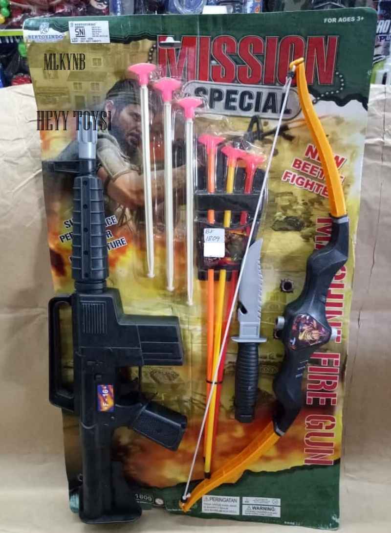 Jual MAINAN MISSION SPESIAL PISTOL DAN PANAH SET ANAK ANAK di Seller ...
