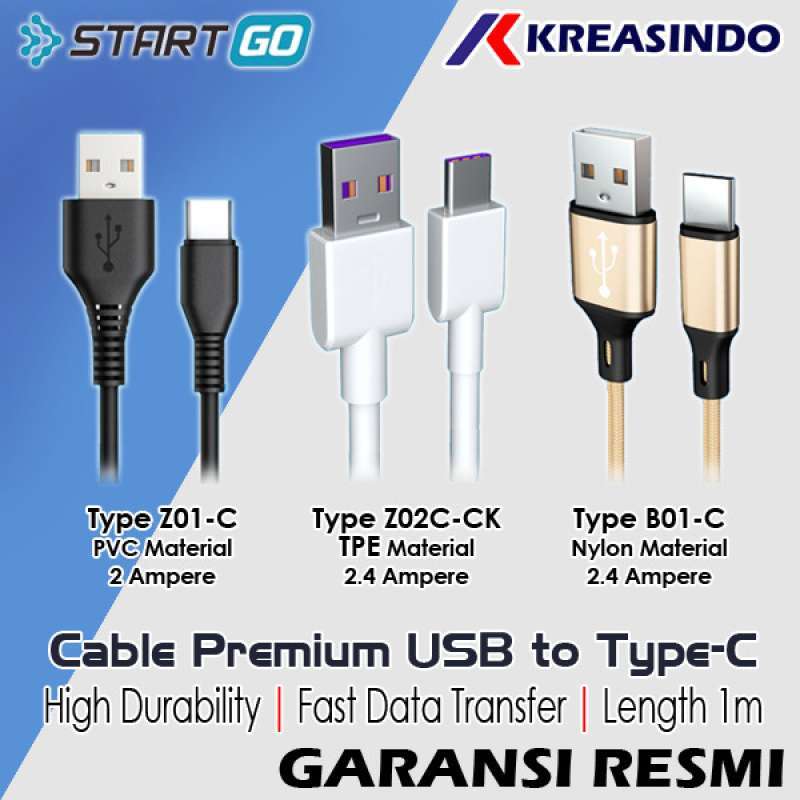 Jual Advan Startgo Kabel Cable Data Premium Usb To Type- C - B01-c Gold ...