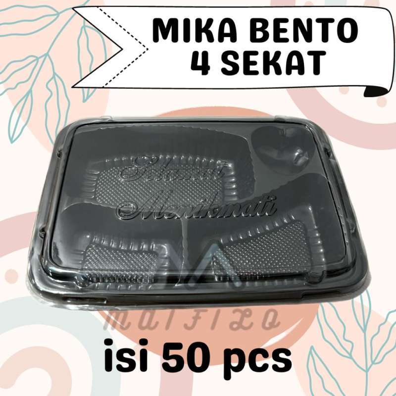 Jual Mika Bento Sekat 4 , Tray Bento, Kotak Bento Di Seller Maifilo ...