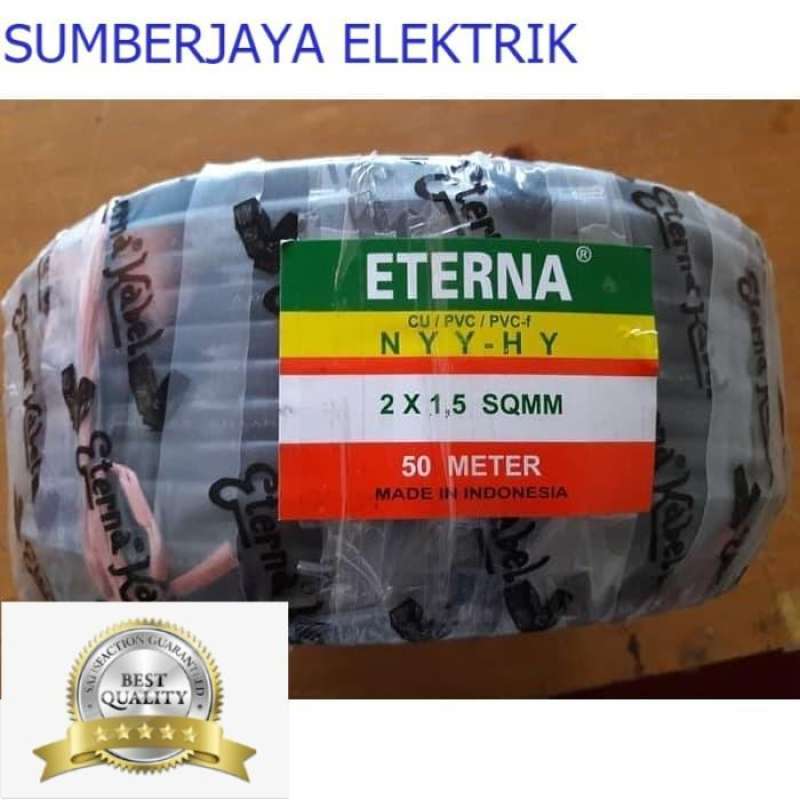 Jual Kabel Nyyhy Eterna 2x1.5 Per Meter Di Seller Sumberjaya Elektrik - Baros, Kota Sukabumi ...