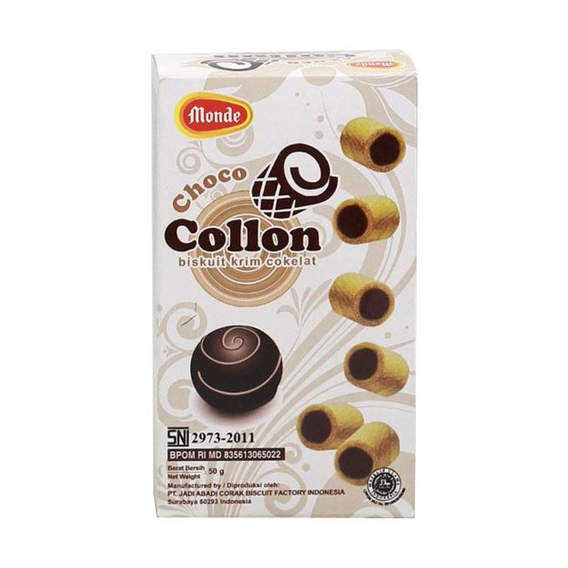 Promo Monde Collon Biskuit Roll Isi Krim Cokelat [50 gr] Diskon 12% di ...