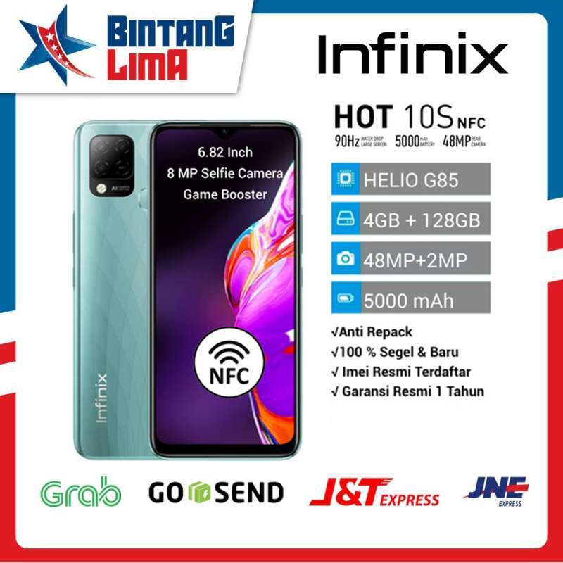 Jual INFINIX HOT 10S NFC RAM 4 128 GARANSI RESMI di Seller Alfastore ...