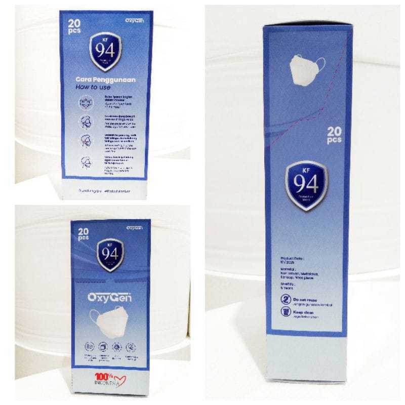 Jual Masker Genio KF94 4ply premium OxyGen | Masker KF94 evo plusmed 4 ...