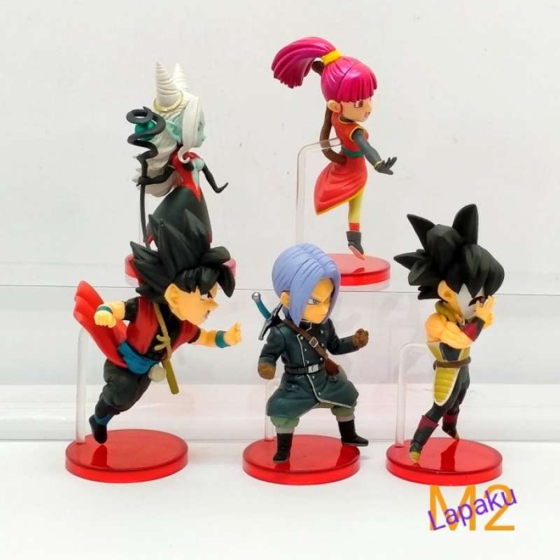 Jual ACTION FIGURE ANIME CARTOON WCF DRAGONBALL BULMA CHIBI SET OF 6PCS ...