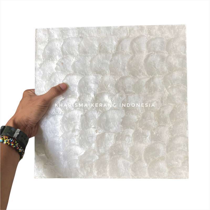 Jual Laminated Capiz Shell White (pelunakan Kerang Capiz) Capiz Shell ...