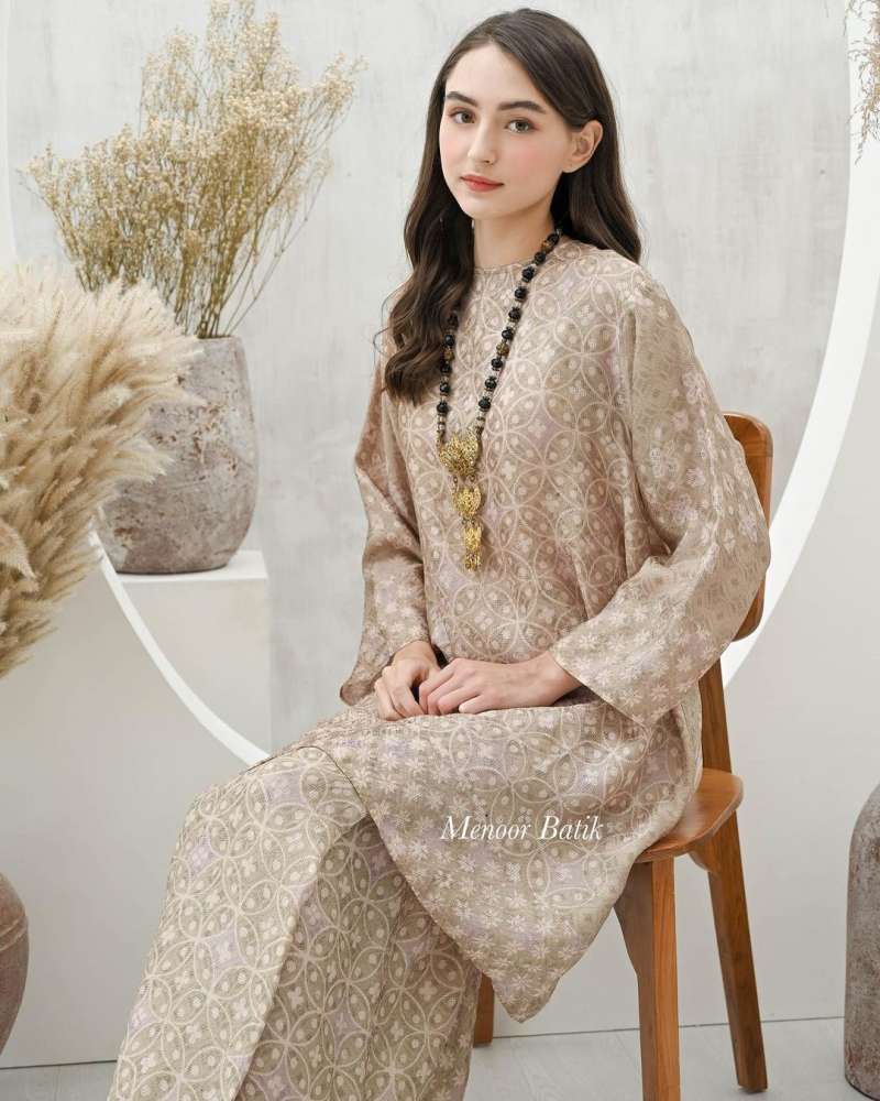 Jual TUNIK BATIK WANITA KEBAYA VISCOSE BATIK SEMI SUTERA BAJU BATIK ...