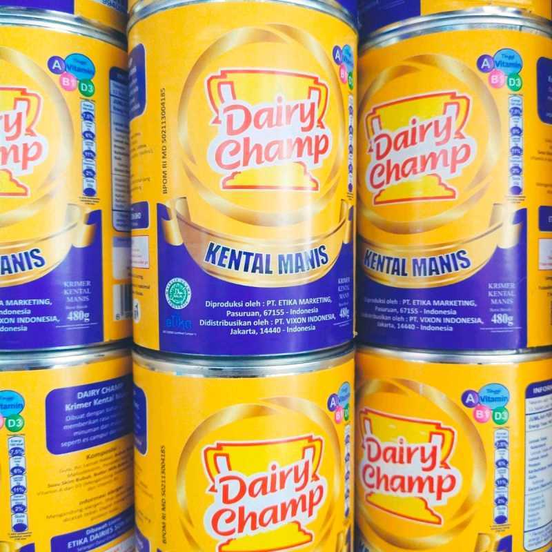 Jual Dairy cham 480ml x 48 pcs di Seller Toko plastik Akbar jaya - Kab ...