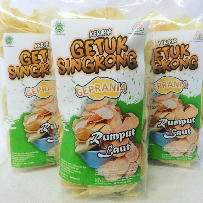 Jual Keripik Getuk Singkong Geprania Rumput Laut- Standing Pouch di Seller Geprania - Condong ...