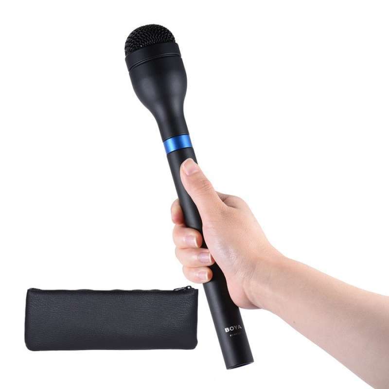 Promo Boya Reporter BY-HM100 Handheld Dynamic Microphone Omni ...